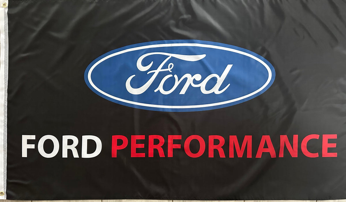 FORD PERFORMANCE CARS 3x5ft FLAG BANNER MAN CAVE GARAGE – Flag Xpress
