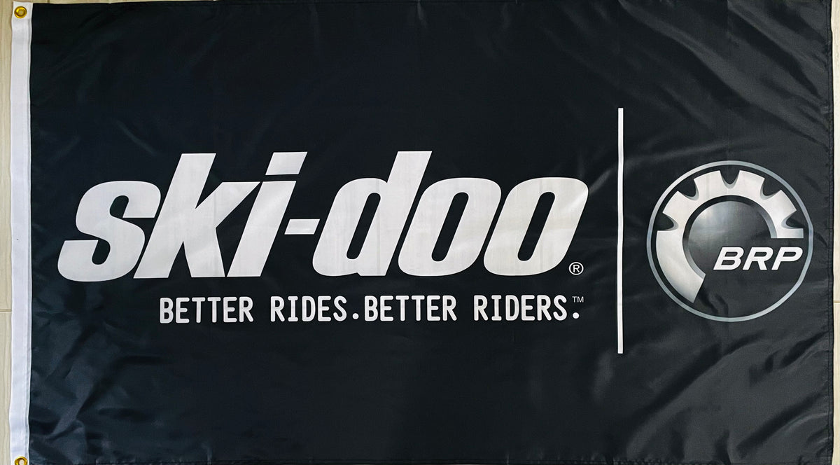 SKI-DOO BETTER RIDERS SNOWMOBILES 3x5ft FLAG BANNER MAN CAVE GARAGE ...